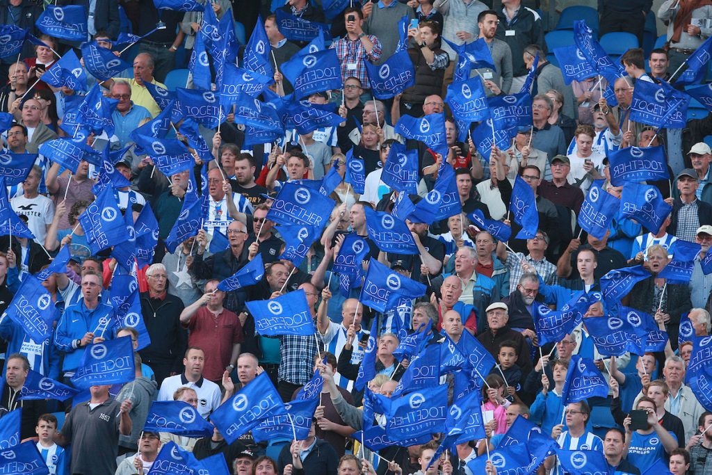 Brighton: Fans & players treated to exclusive concert in promotion ...
