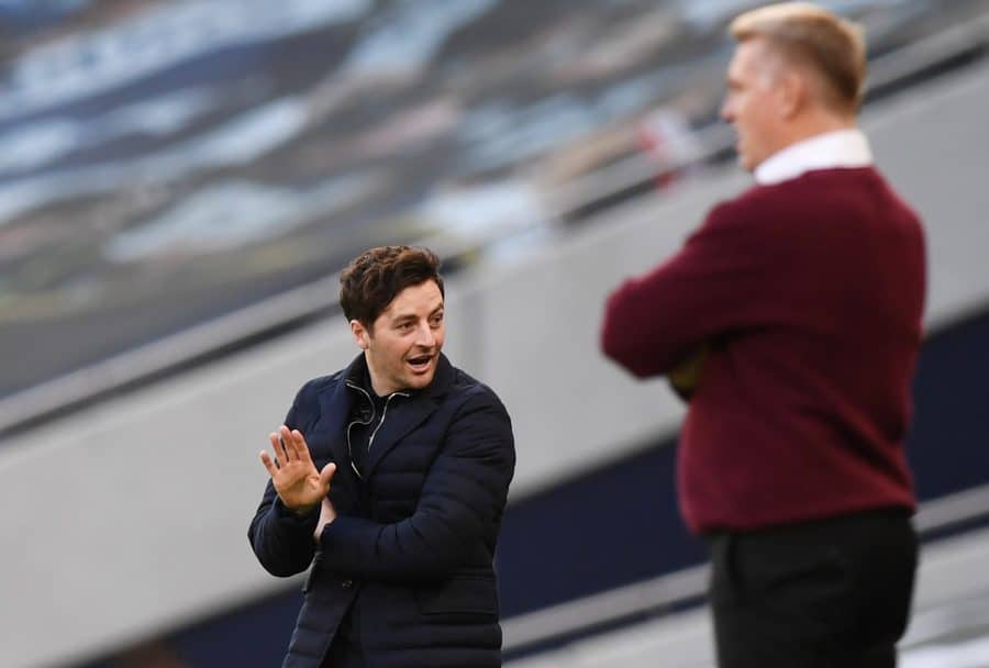 West Brom eye Spurs coach Ryan Mason as Mowbray replacement