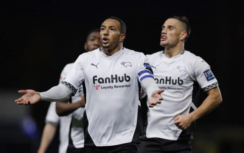 Derby County: Nathaniel Mendez-Laing injury update pre-Blackburn