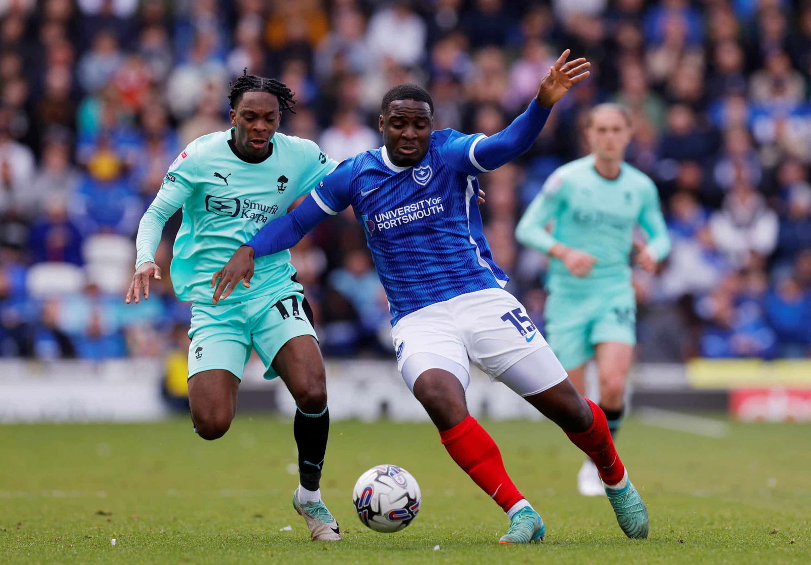 Wigan Athletic lead race for Portsmouth forward Christian Saydee