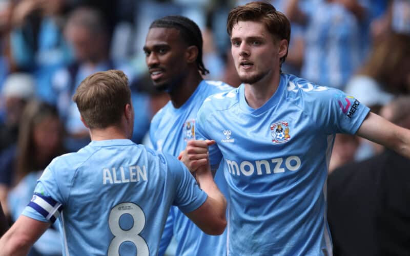 Coventry City close to new Jack Rudoni contract agreement