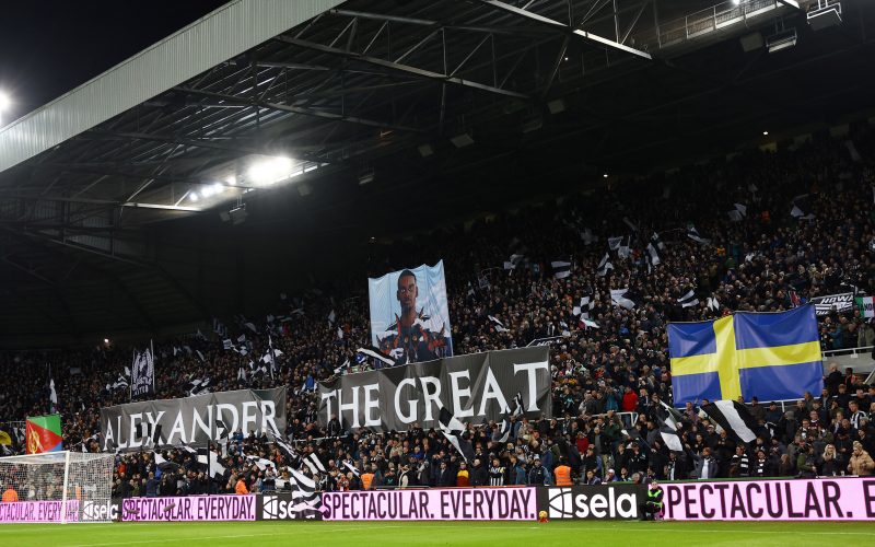 Bradford City gifted huge Alexander Isak banner by NUFC fans