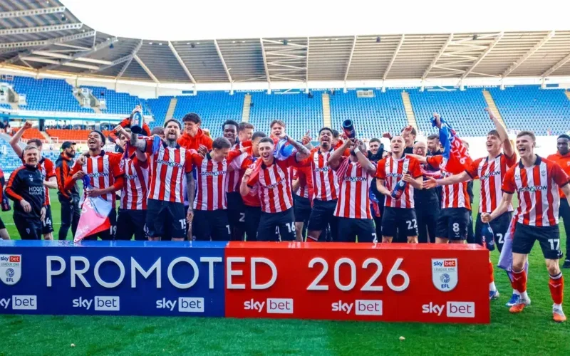 Lincoln City: Danny Cowley reacts to Championship promotion glory