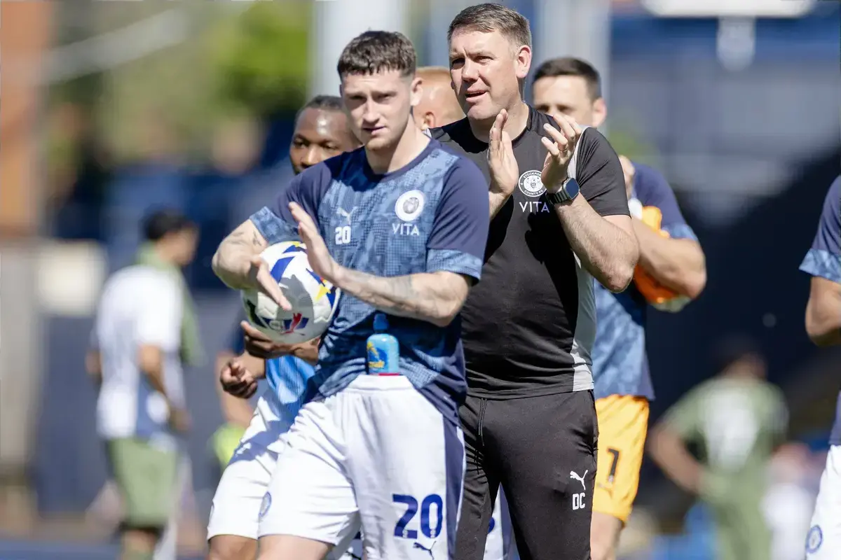 Stockport County: Challinor hails hat-trick hero Louie Barry